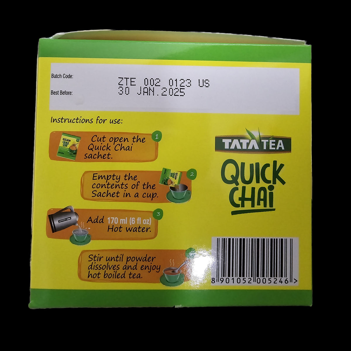 Tata Quick Tea Cardamom Flavor - 10 sachets (220gm) – buniyaa.com