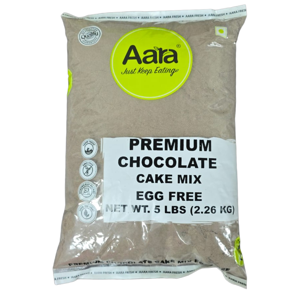 Aara Eggless Cake Mix – Chocolate Flavor – 5LB | Easy Bake | Vegetaria ...