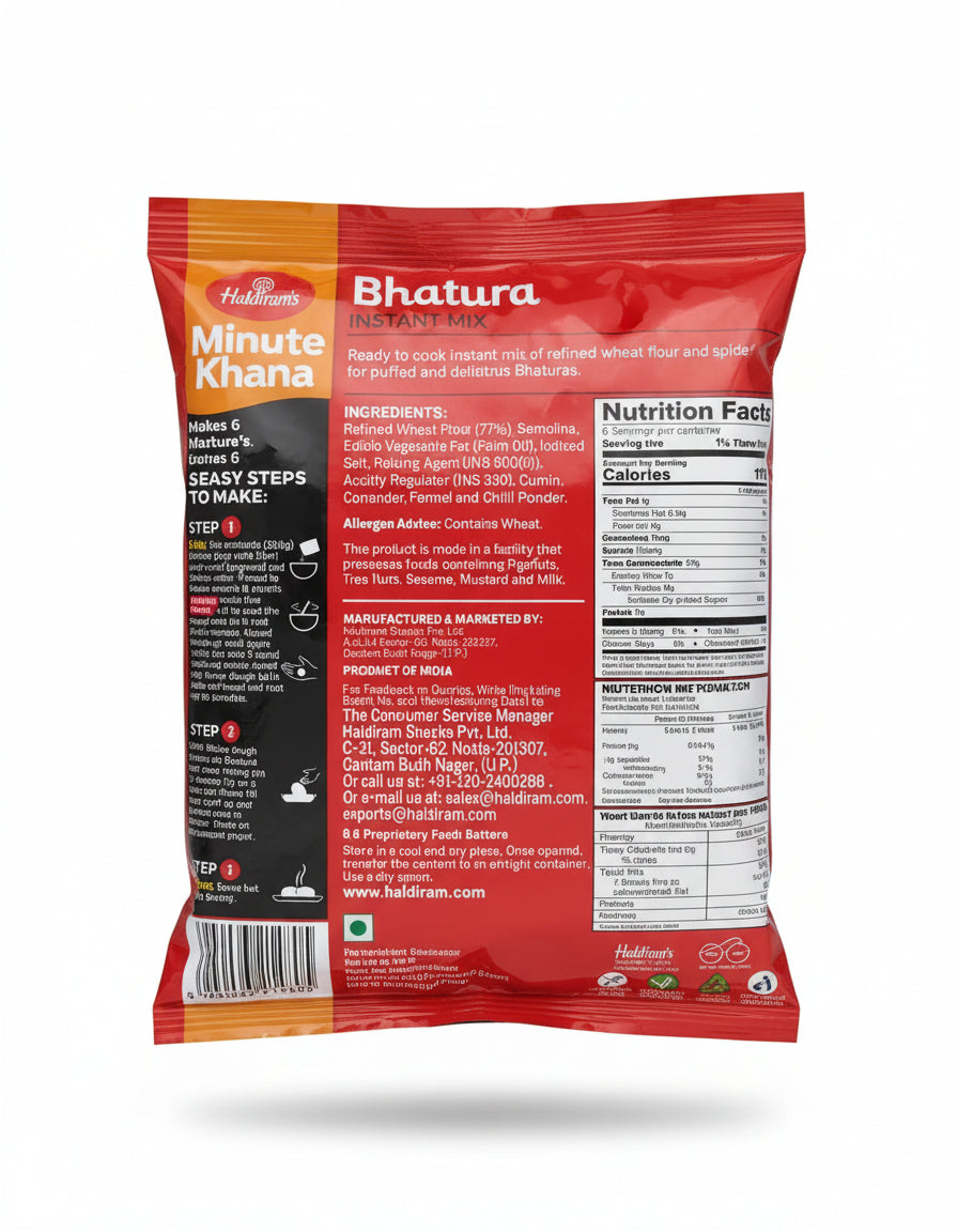Haldiram Bhatura Instant Mix-200G – buniyaa.com