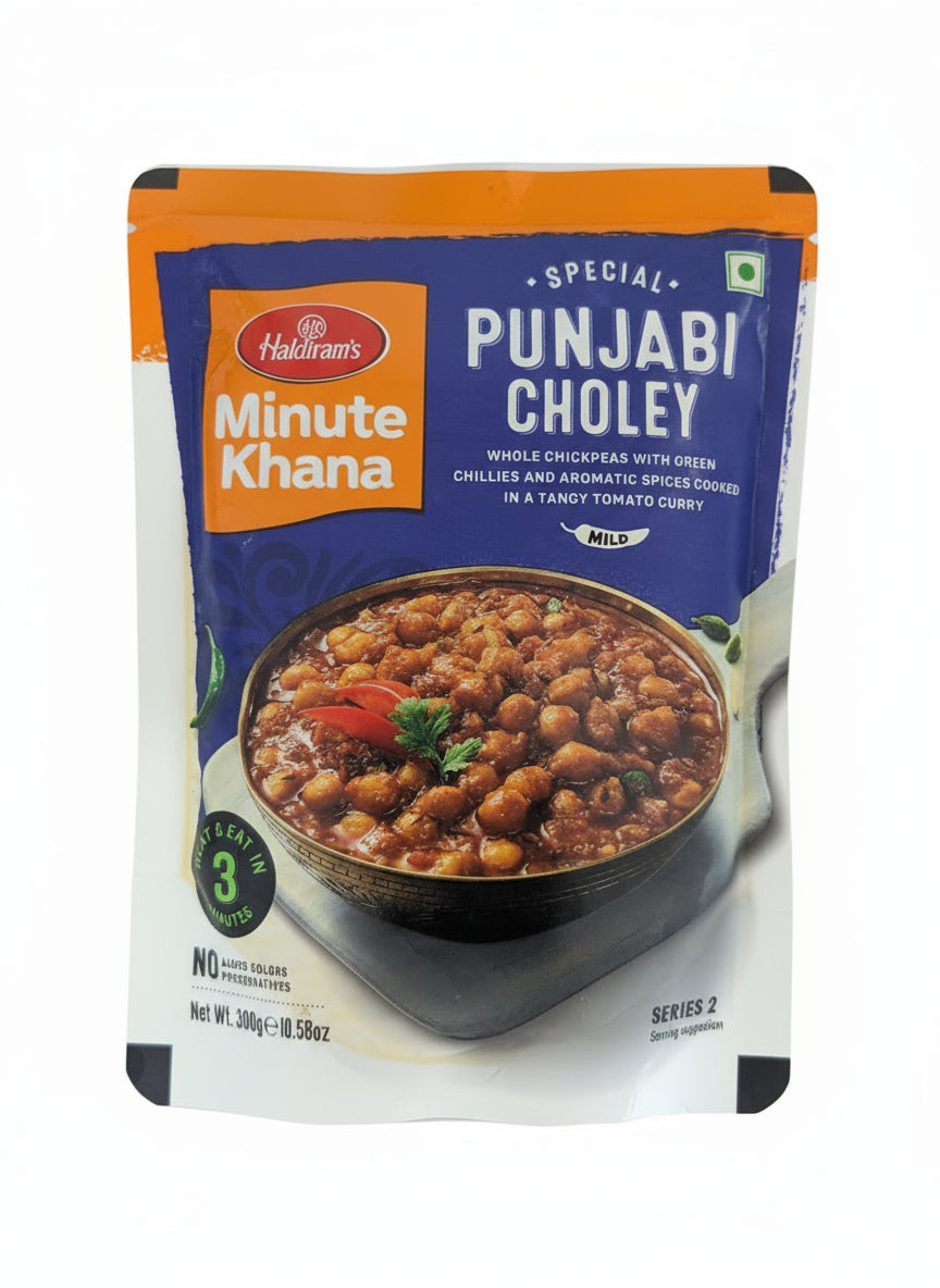 Haldiram's Minute Khana- Punjabi Choley 300 gms – buniyaa.com