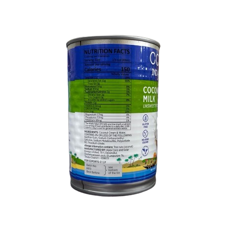 Order COCO India Coconut Milk (Unsweetened)-400ml in USA – buniyaa.com
