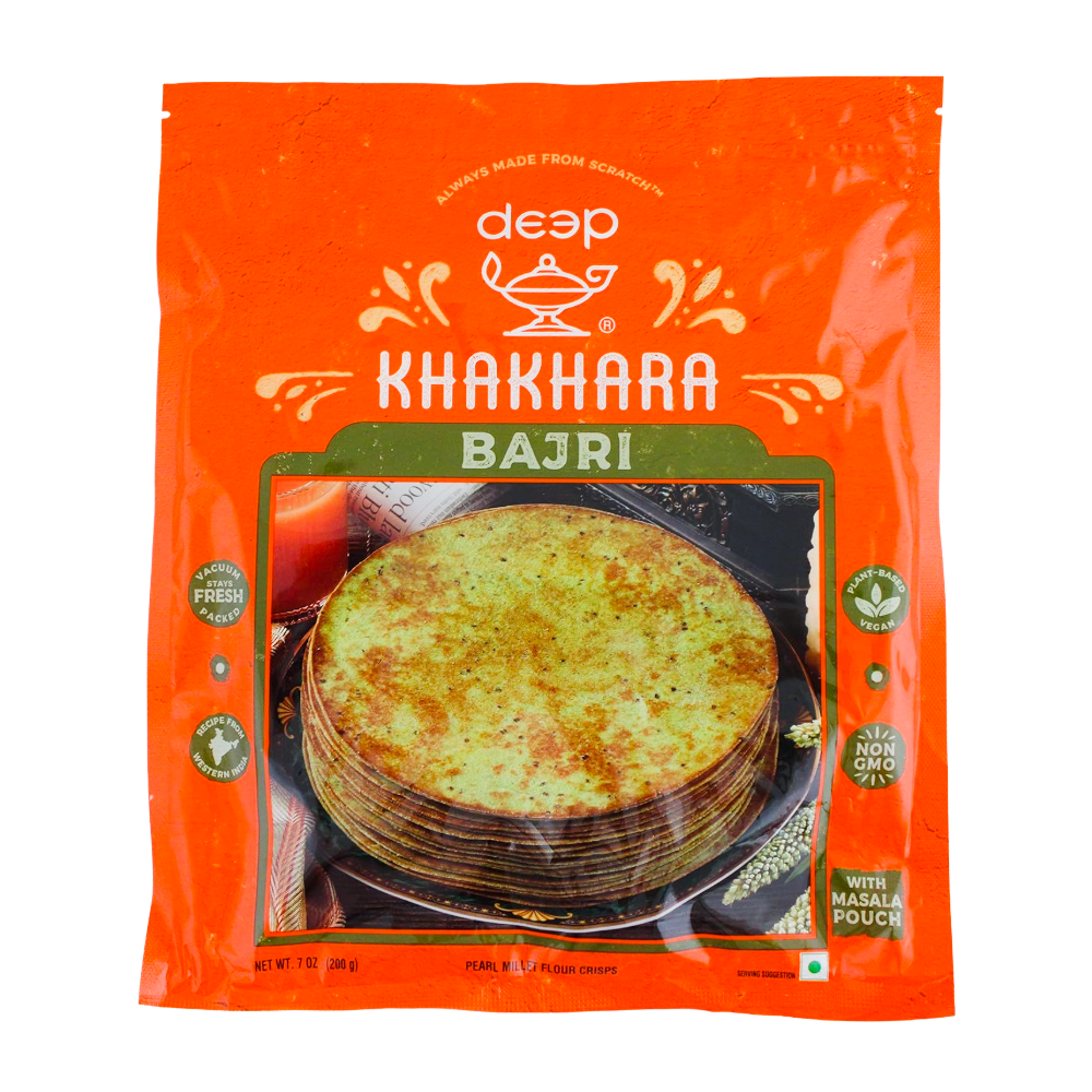 Deep Bajri Khakhara – 7oz | Traditional Gujarati Snack | Roasted Pearl ...