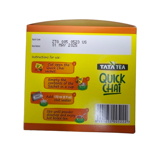 Tata Quick Chai - Ginger Flavor - 220gm – buniyaa.com