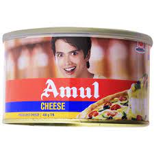 Shop 100% pure Amul Cheese Tin 400 gm Online in USA – buniyaa.com
