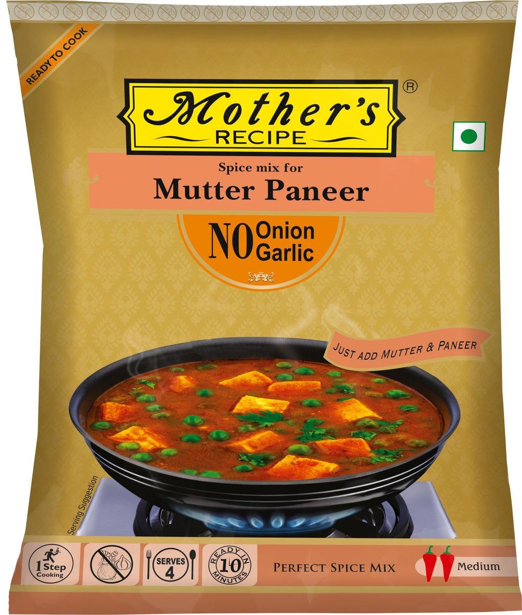 Order Mother's Recipe RTC Mutter Paneer Mix Online in USA – buniyaa.com