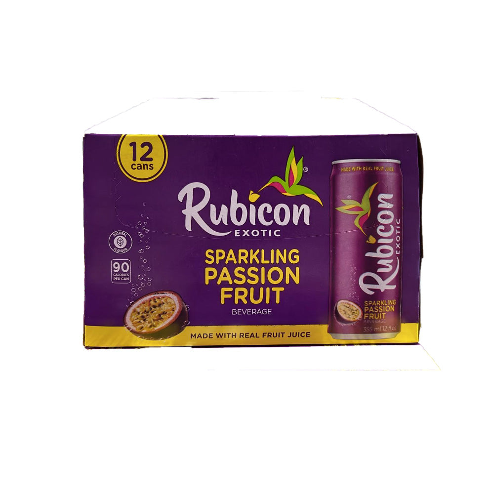 Rubicon Sparkling Passion Fruit Drink - 355ml – buniyaa.com