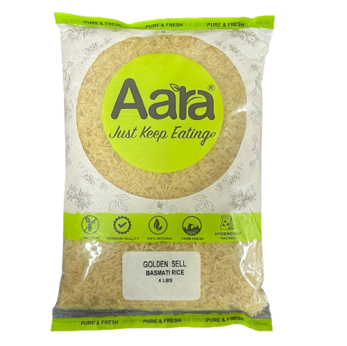 Order Aara Golden Sella Basmati Rice-4 Lbs Online in USA – buniyaa.com